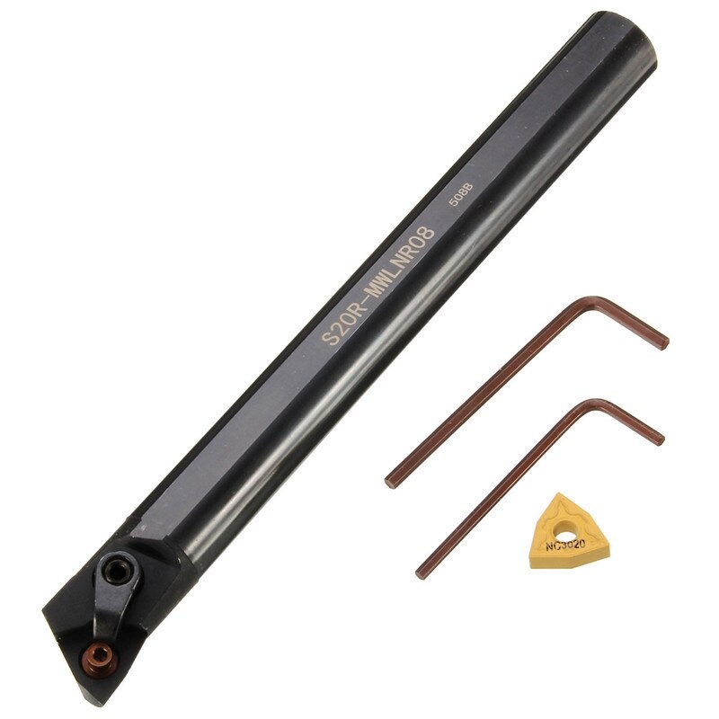 20X200mm S20R-MWLNR08 tour tournant outil barre de... – Grandado