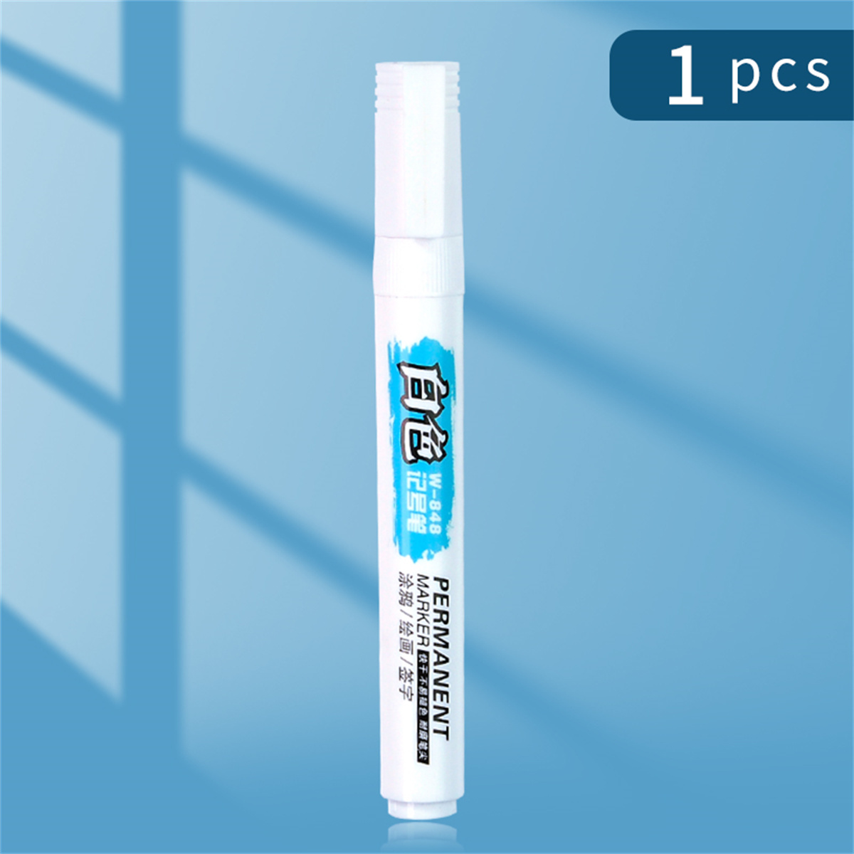 1/2/3 Pcs White Marker Pens 2.0mm Oily Waterproof ... – Grandado
