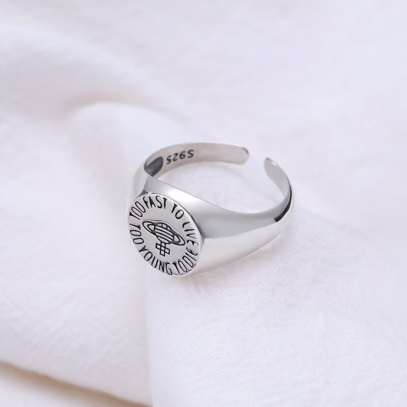 Korean Planet Saturn Ring Female Vintage Jewelry S... – Grandado