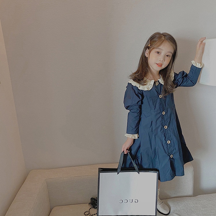 Autumn Girls Long Sleeve Dress Kids Princess Girl ... – Grandado