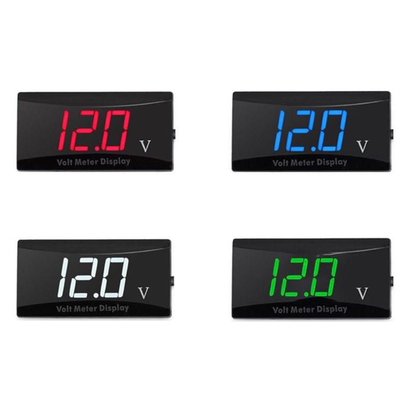 12V Digitale Led Display Voltmeter Voltage Gauge P... – Grandado