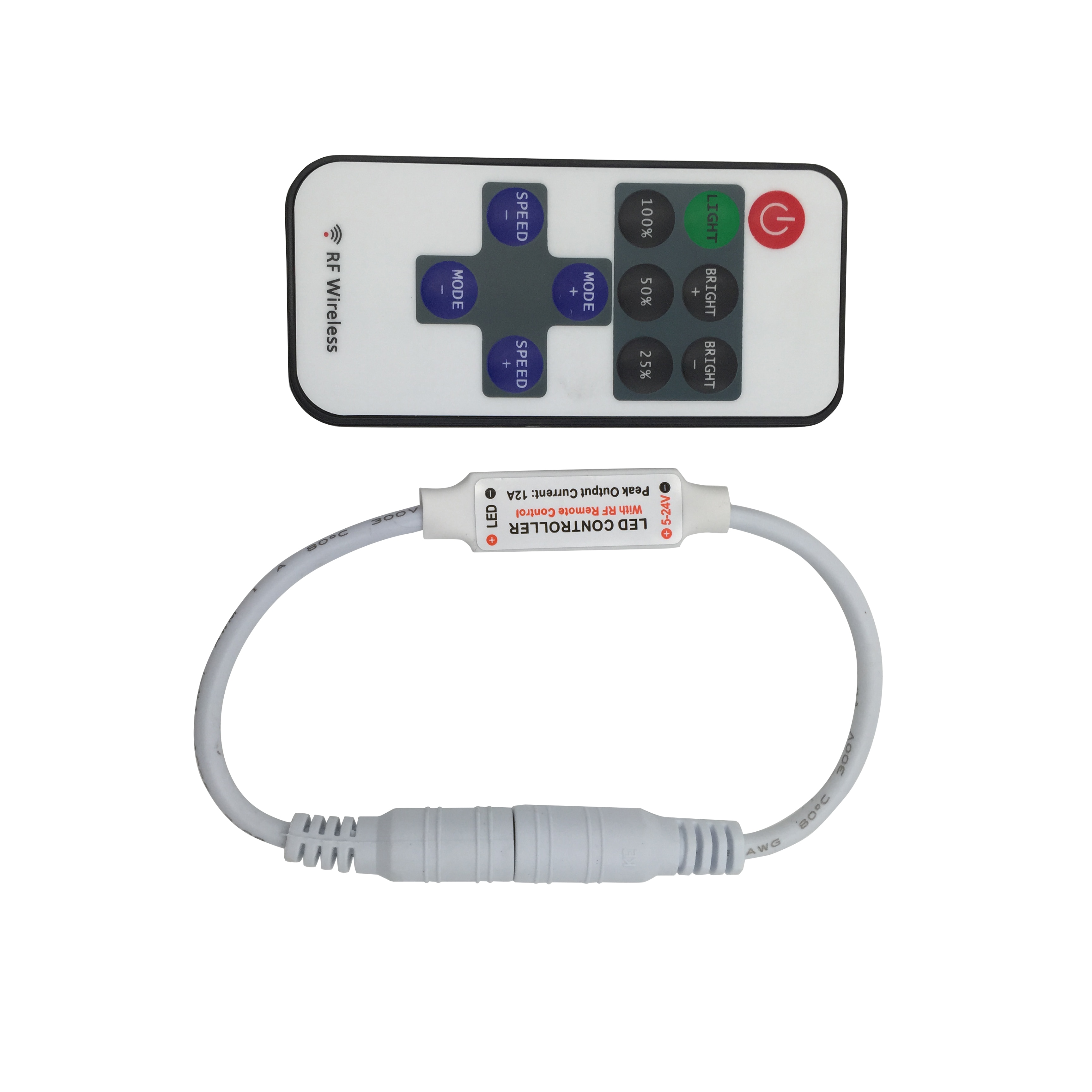 5V-12V-24V DC led strip RF wireless mini remote fr... – Vicedeal