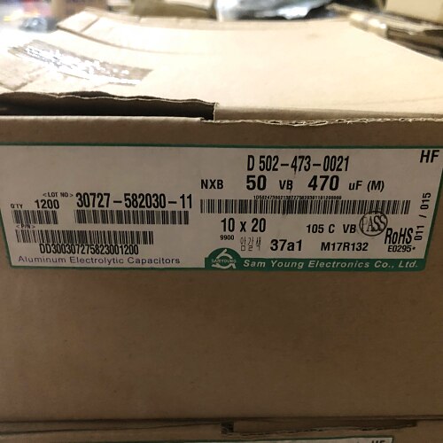 10PCS/25pcs 470uF 50V SAMYOUNG NXB series 10x20mm ... – Grandado