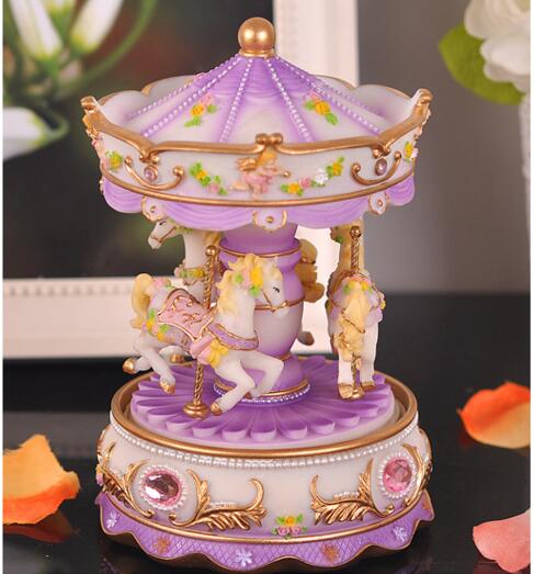 Hand Cranked musical box Clockwork Type Swivel hob... – Grandado