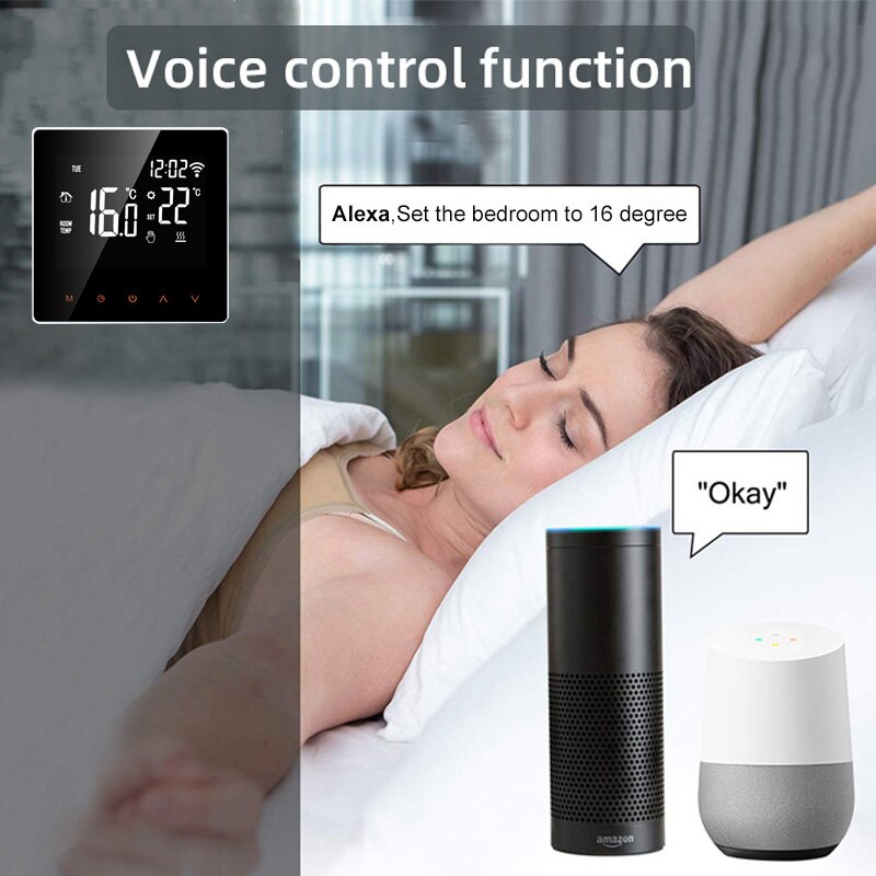 Tuya smart life wifi termostat temperaturregulator... – Grandado
