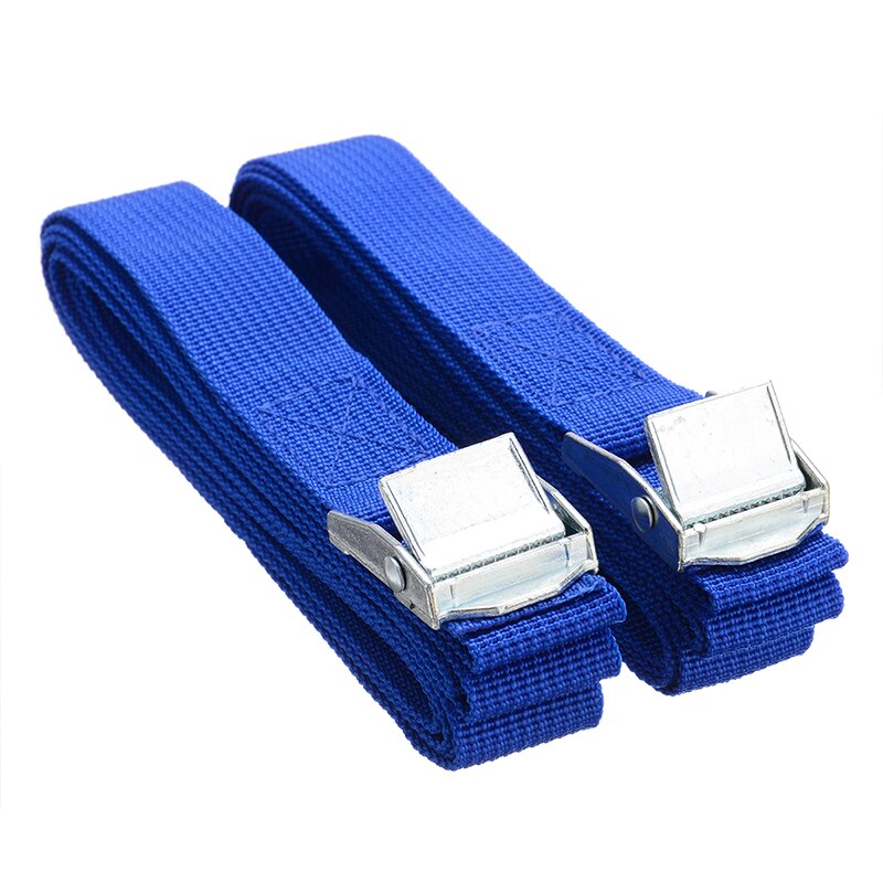 2pcs Blue Car Auto Buckled Straps Tie Down Lashing... – Grandado