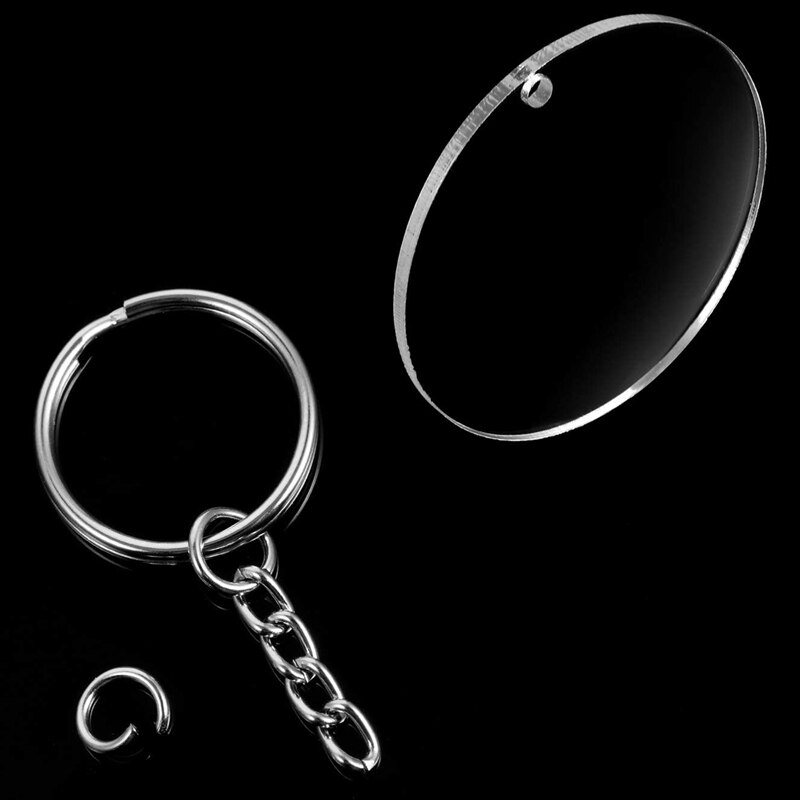 Acrylic Transparent Discs and Key Chains Clear Acr... – Vicedeal