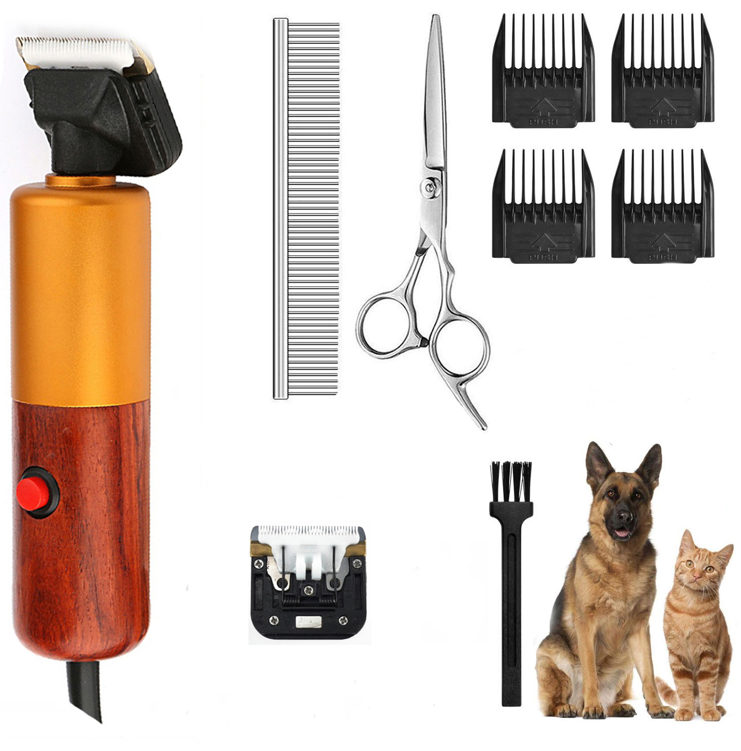 200W High Power Dog Hair Trimmer Grooming Pets Ani... – Grandado