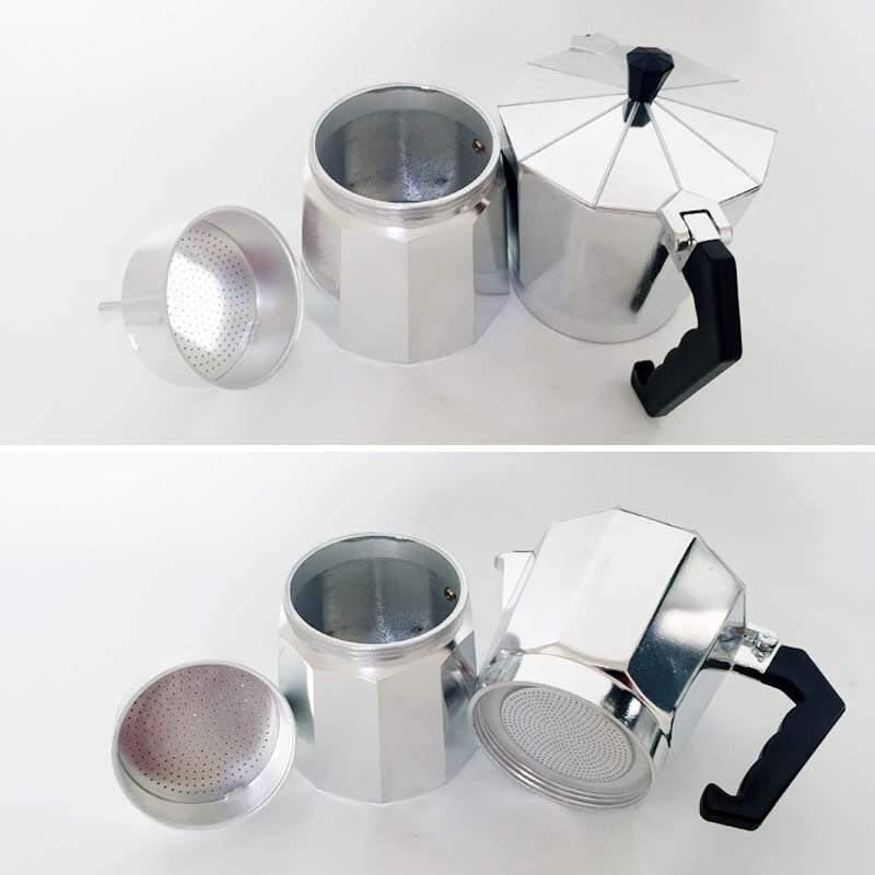 450ML Moka Pots Octagonal Aluminum Cups Latte Capp... – Grandado