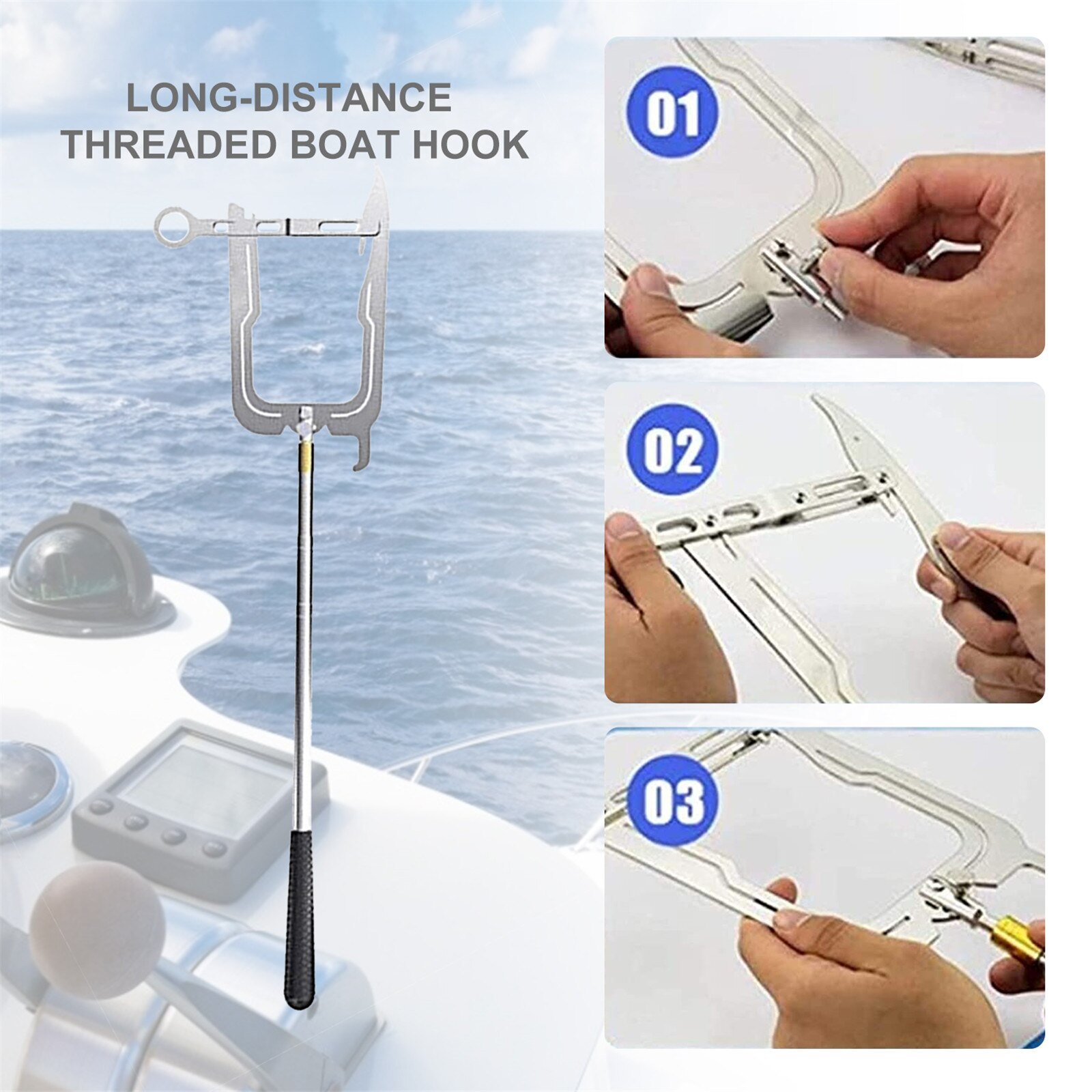 Multi-Purpose Boat Dock Hook Easy Long-Distance Th... – Vicedeal