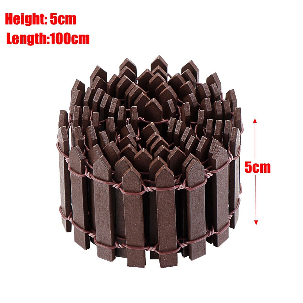 1M Mini Wooden Fence Rolled Up Branch Palings Show... – Grandado