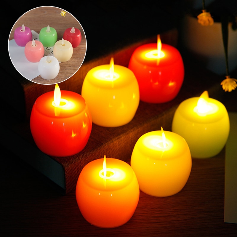 Led Kaars Multicolor Lamp Simulatie Vlam Licht Thu... – Vicedeal