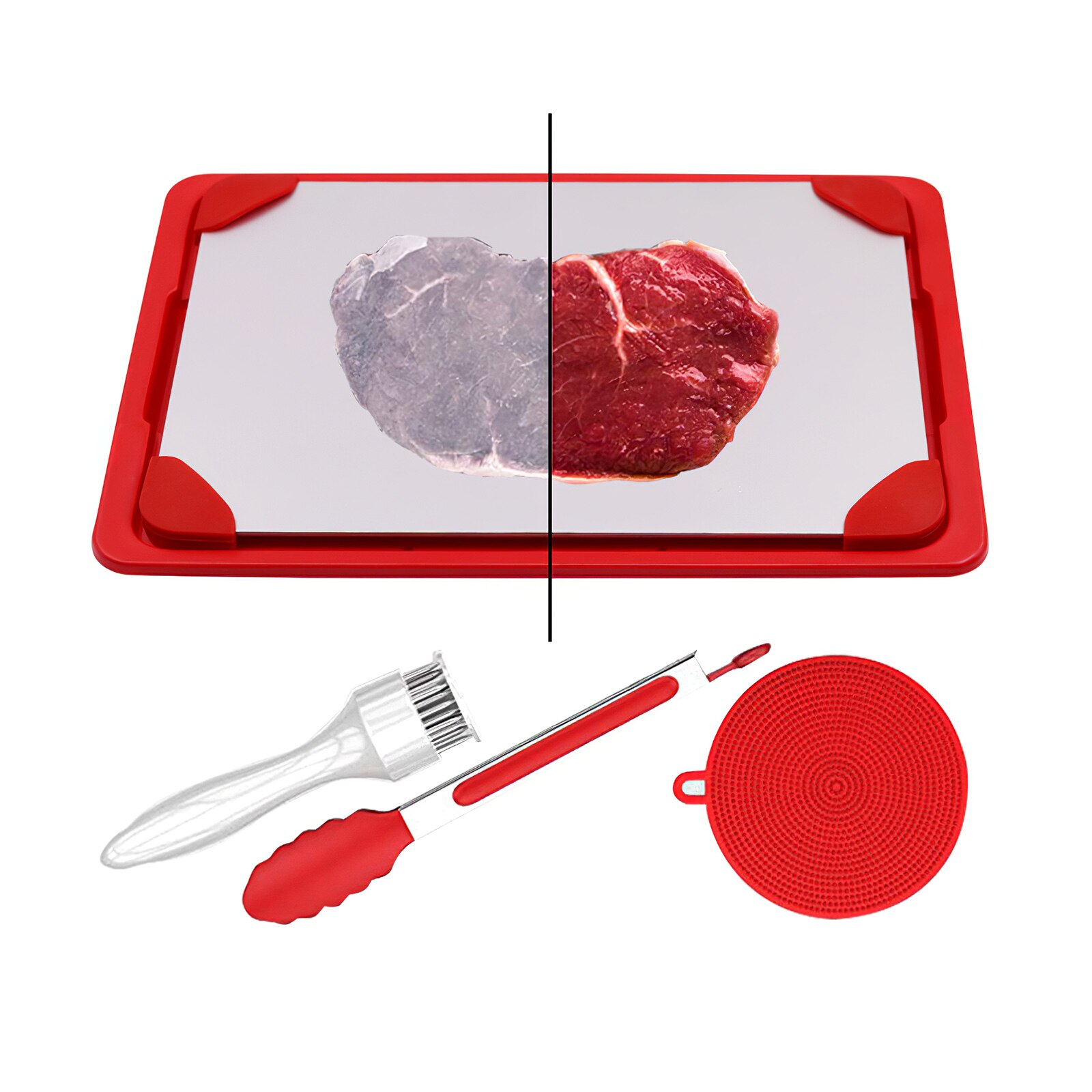 Fast Defrosting Rapid Thawing Tray Thaw Froze Food... – Grandado