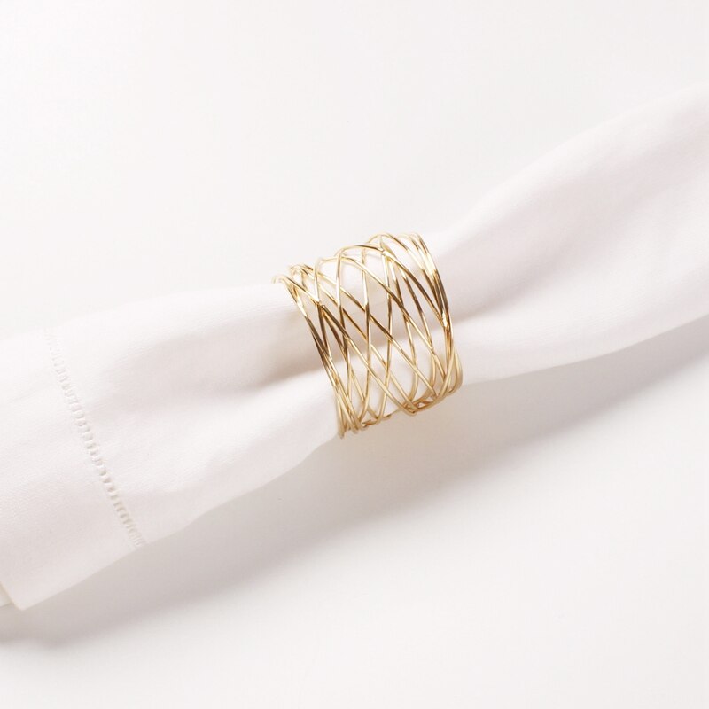 6Pcs Western-Style Napkin Ring Metal Napkin Ring H... – Vicedeal