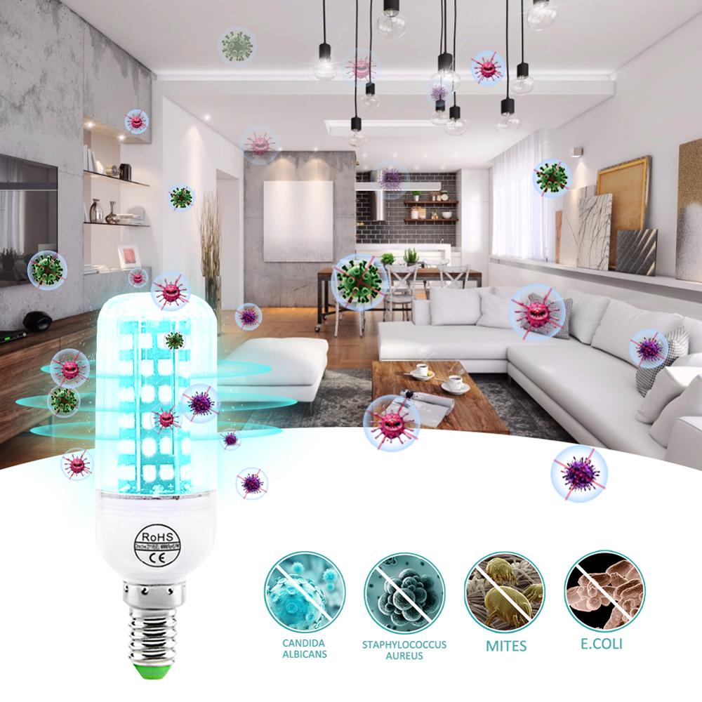 UVC LED-lampe E27 E14 UV 112 Lampe Perlen Desinfec... – Grandado
