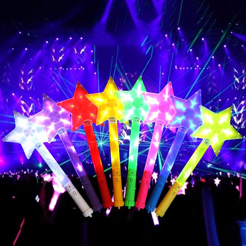 5pcs/set LED Glow Sticks Multi Color Glow Star Wan... – Grandado