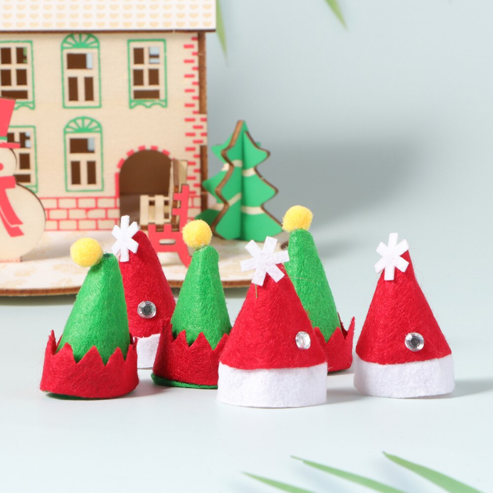 24pcs Christmas Caps Elf Lollipop Hats Christmas L... – Grandado