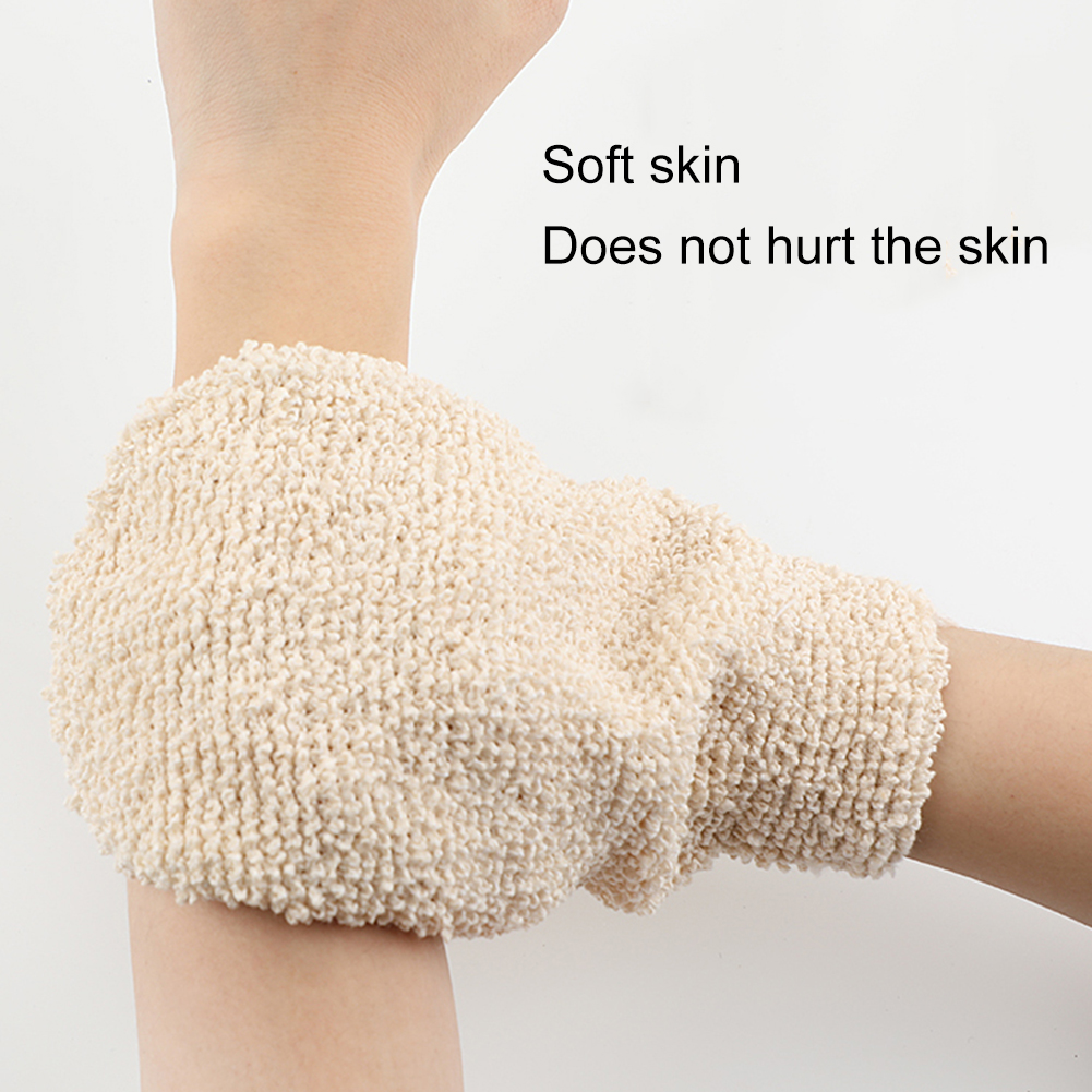 Mitten Gloves For Shower Bath Spa Bamboo Fiber Bat... – Vicedeal
