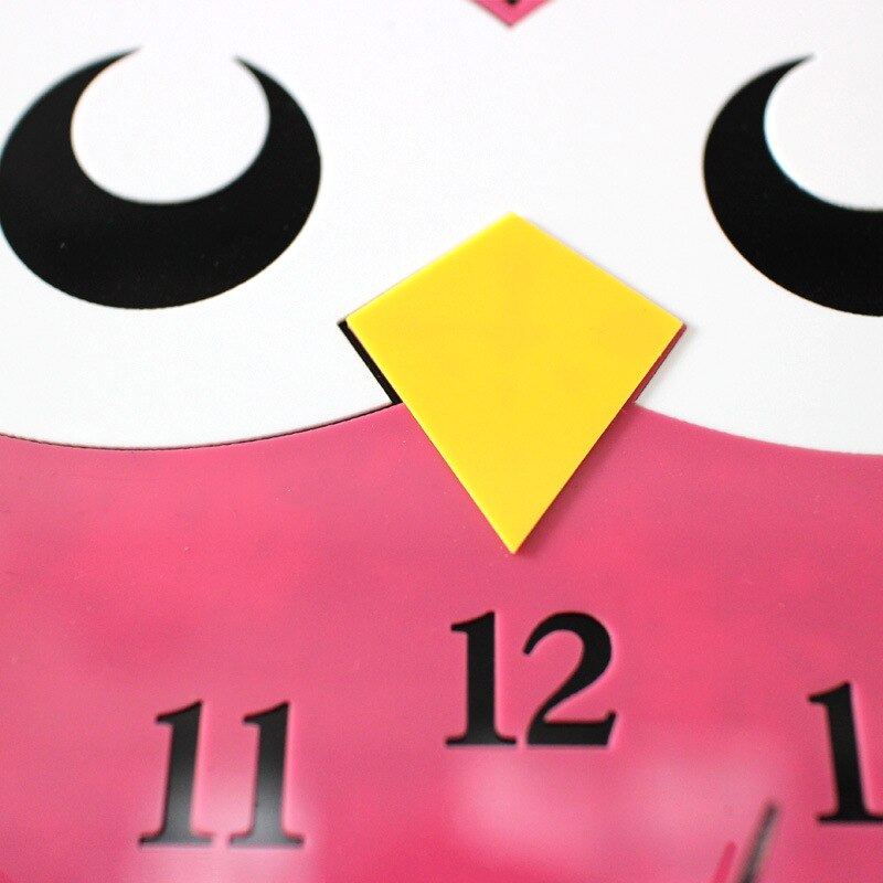 Arrivals Digital Wall Clock Owl Cartoon Children A... – Grandado