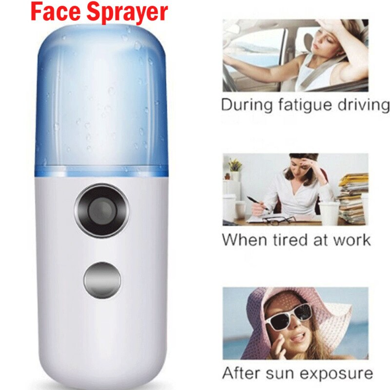 Portable Face Nano Sprayer Facial Mister Moisturiz... – Grandado