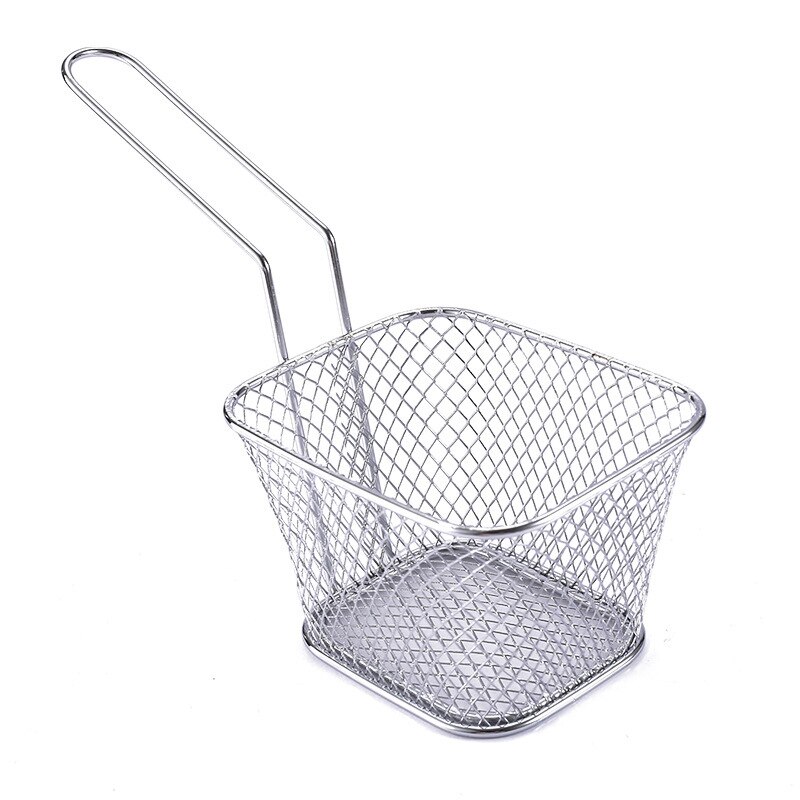 Stainless Steel Electroplating Square Frying Baske... – Vicedeal
