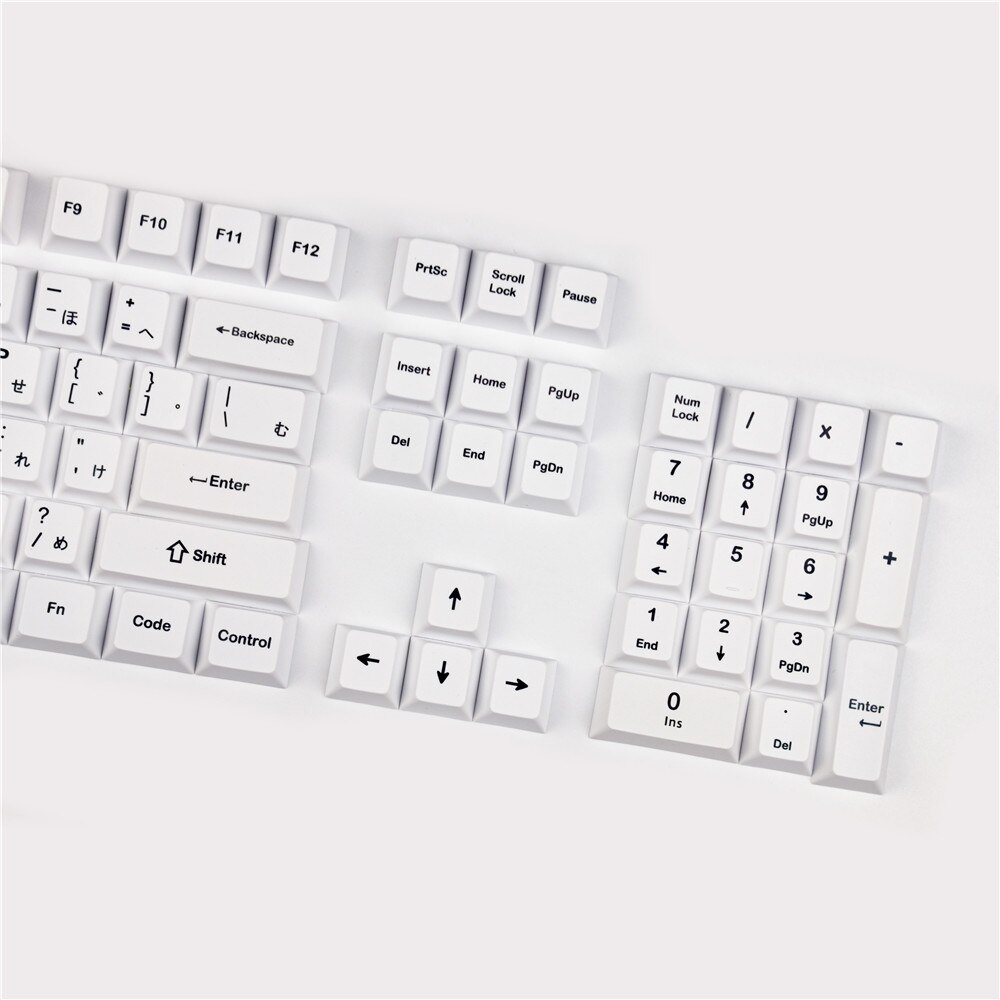 PBT 128 Keys Cherry Profile Japanese Keycaps DYE-S... – Grandado