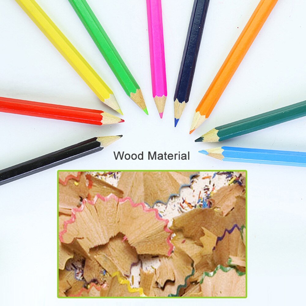 12 Colors Colored Pencils Set Drawing Soft Core Fo... – Grandado