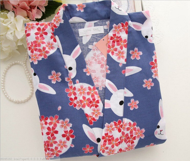 Japanese-style kimono spring and summer 100% cotto... – Vicedeal