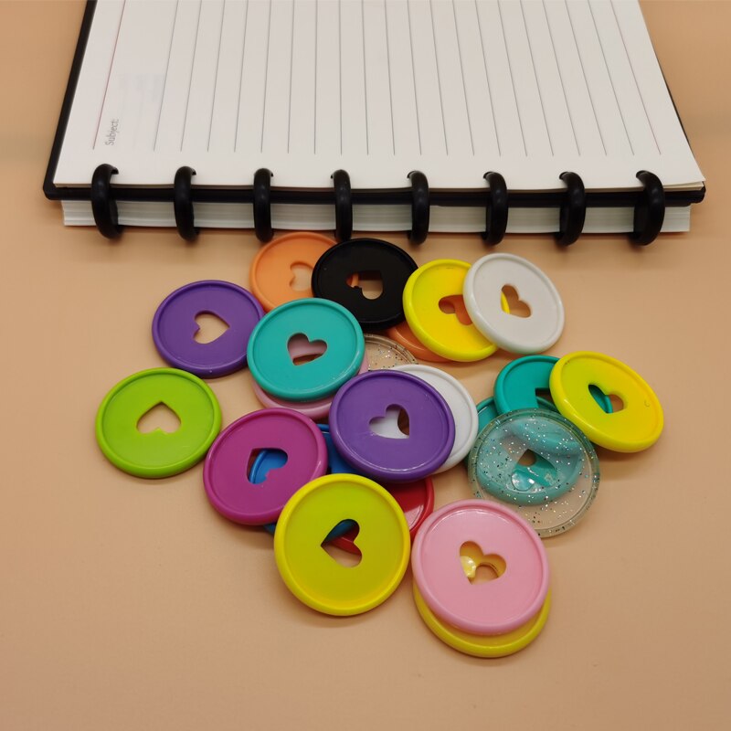 50PCS 35mm Plastic Loose-leaf DIY Notebook Binding... – Grandado