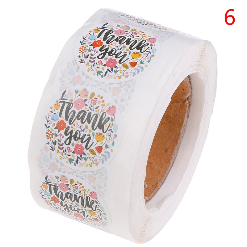500Pcs/Roll Kraft Dank U Verzegelen Stickers Versi... – Vicedeal