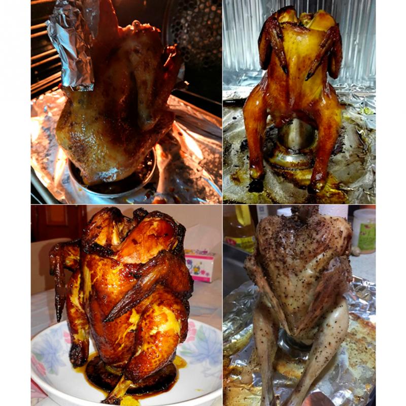 GH Chicken Duck Holder Rack Grill Stand Roasting F... – Grandado