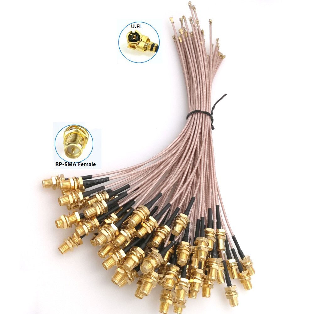 10pcs RP-SMA Female To uFL/u.FL/IPX/IPEX RF Coax A... – Grandado