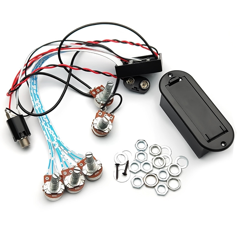 3 Band EQ Preamp Circuit Guitar Dual Potentiometer... – Grandado