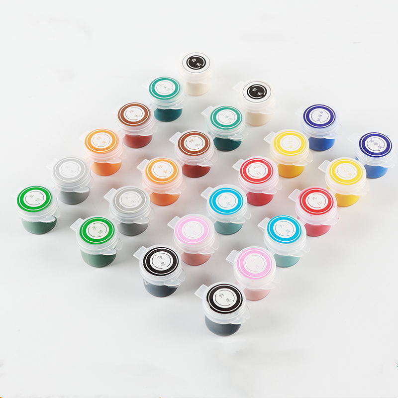 6 värisetti keraaminen pigmentti taide aluslasitus... – Grandado