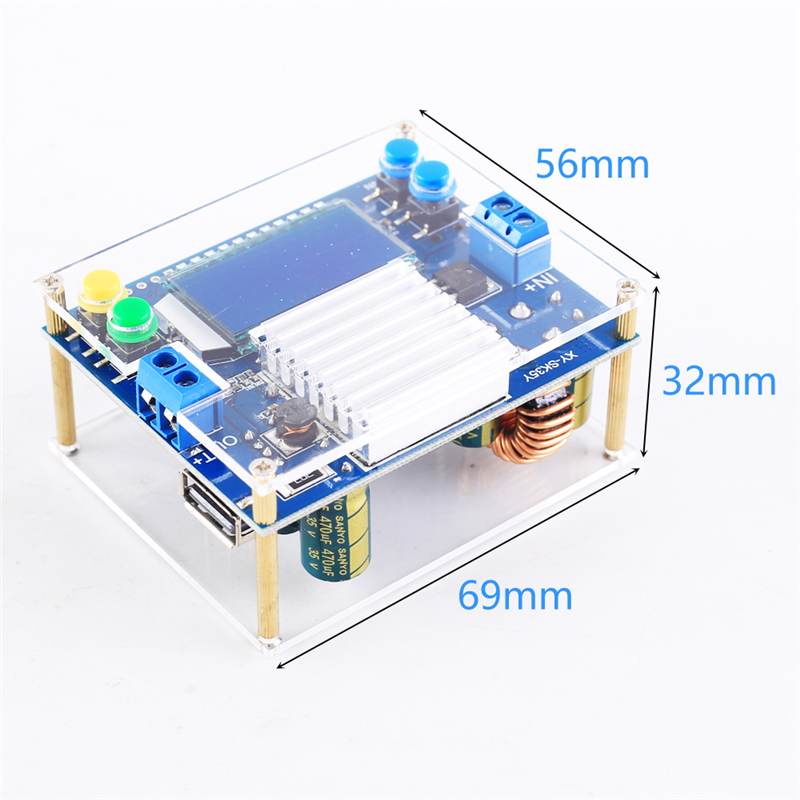35W 4A Dc 5V ~ 30V Dc 0.6 ~ 30V Automatische Buck ... – Vicedeal