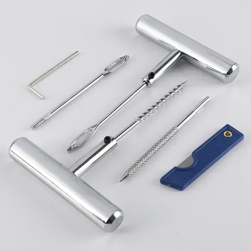 Car Tire Repair Kit Studding Tool Set with Rubbe... – Vicedeal