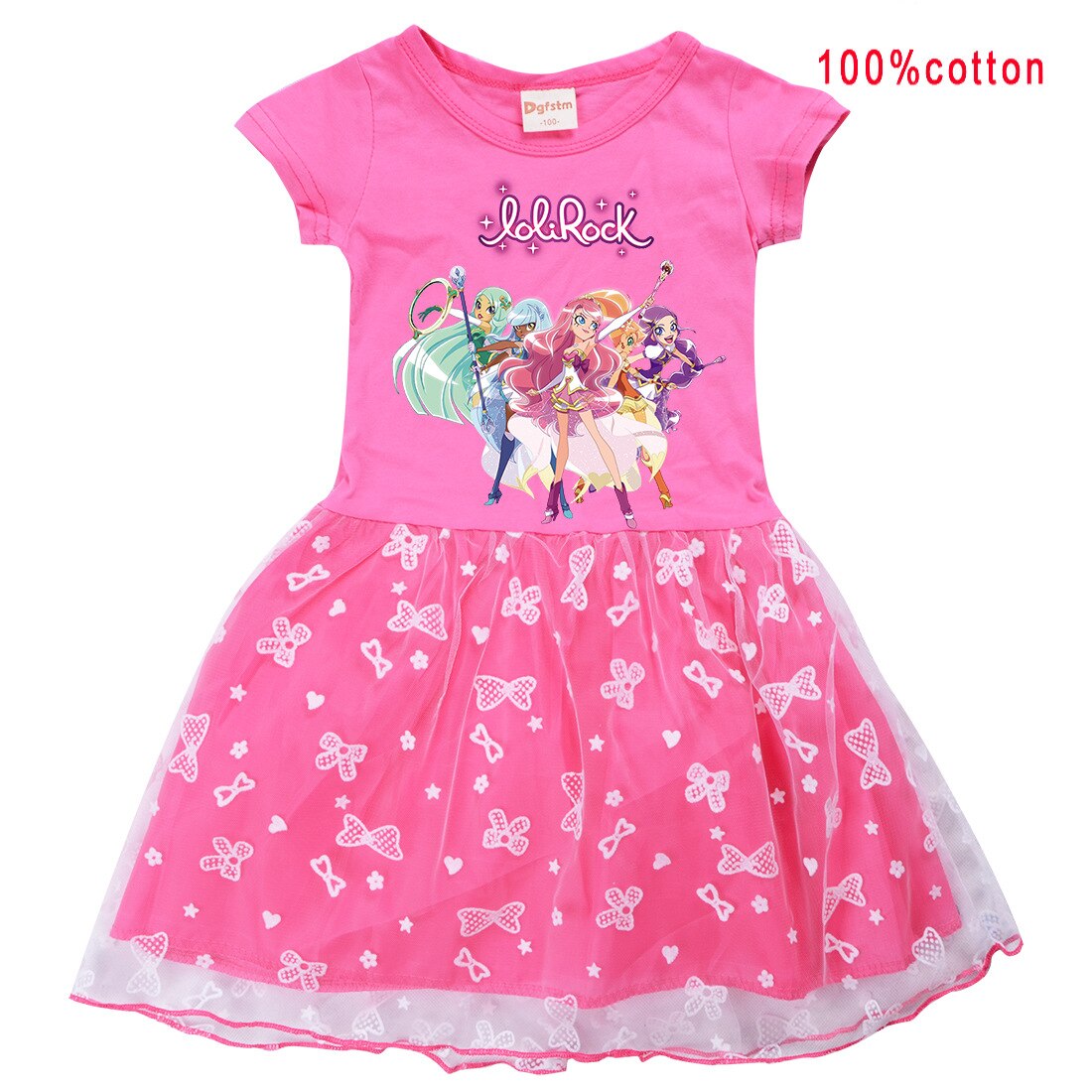 Lolirock Rock Loli Toddler Children Short Sleeve D... – Grandado