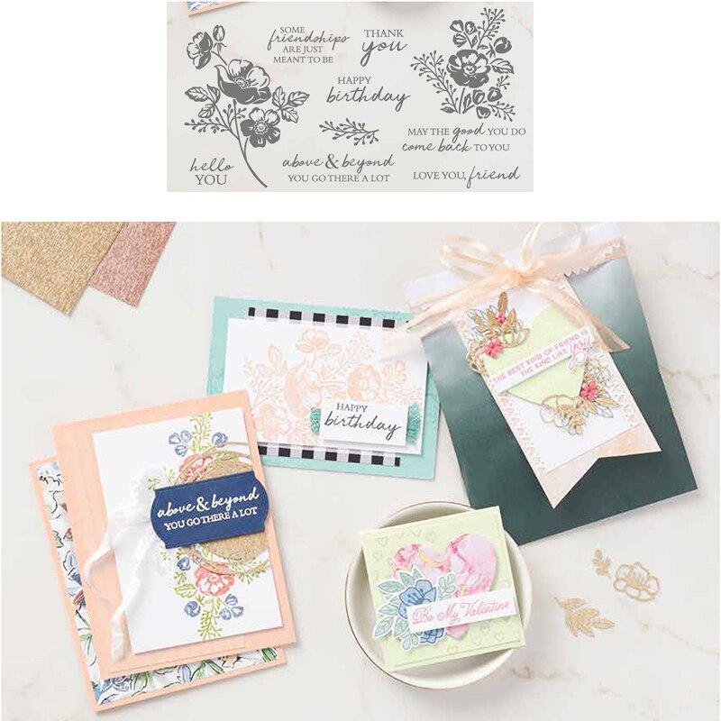CH Flowers Stencils die and stamps for DIY Scrapbo... – Vicedeal