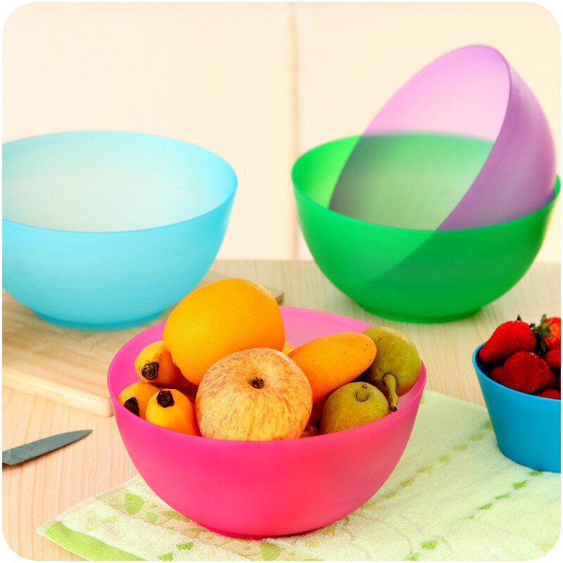 Small Pure And Fresh Candy Color Salad Bowl Plasti... – Vicedeal