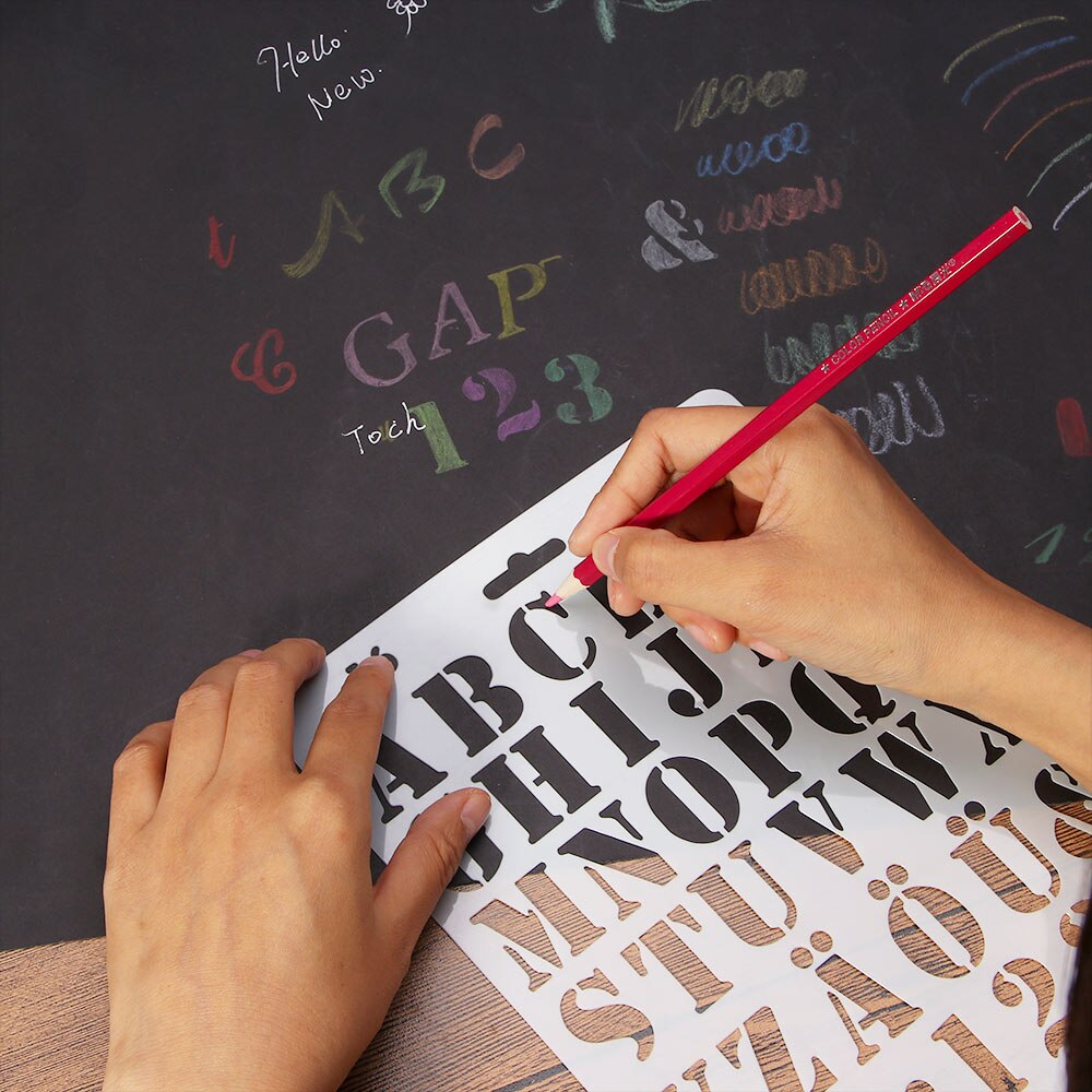 1pcs 27cm Alphabet Letters DIY Craft Layering Sten... – Grandado