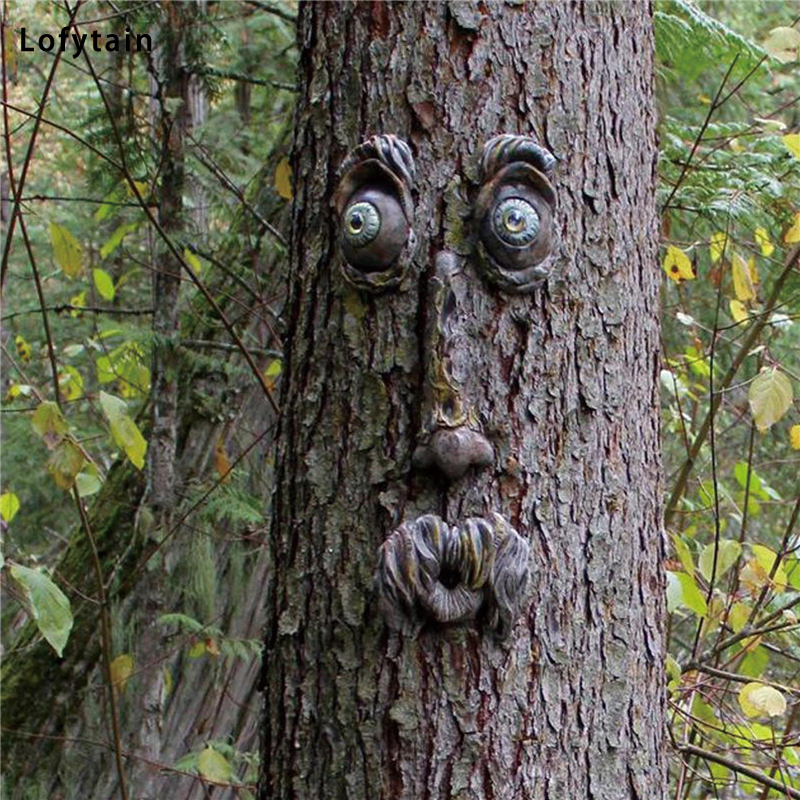 Lofytain DIY Funny Old Man Tree Face Hugger Garden... – Grandado