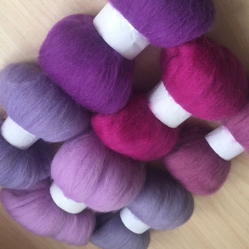 ceramic wool feltro mixed feutrine naaldvilten lan... – Grandado