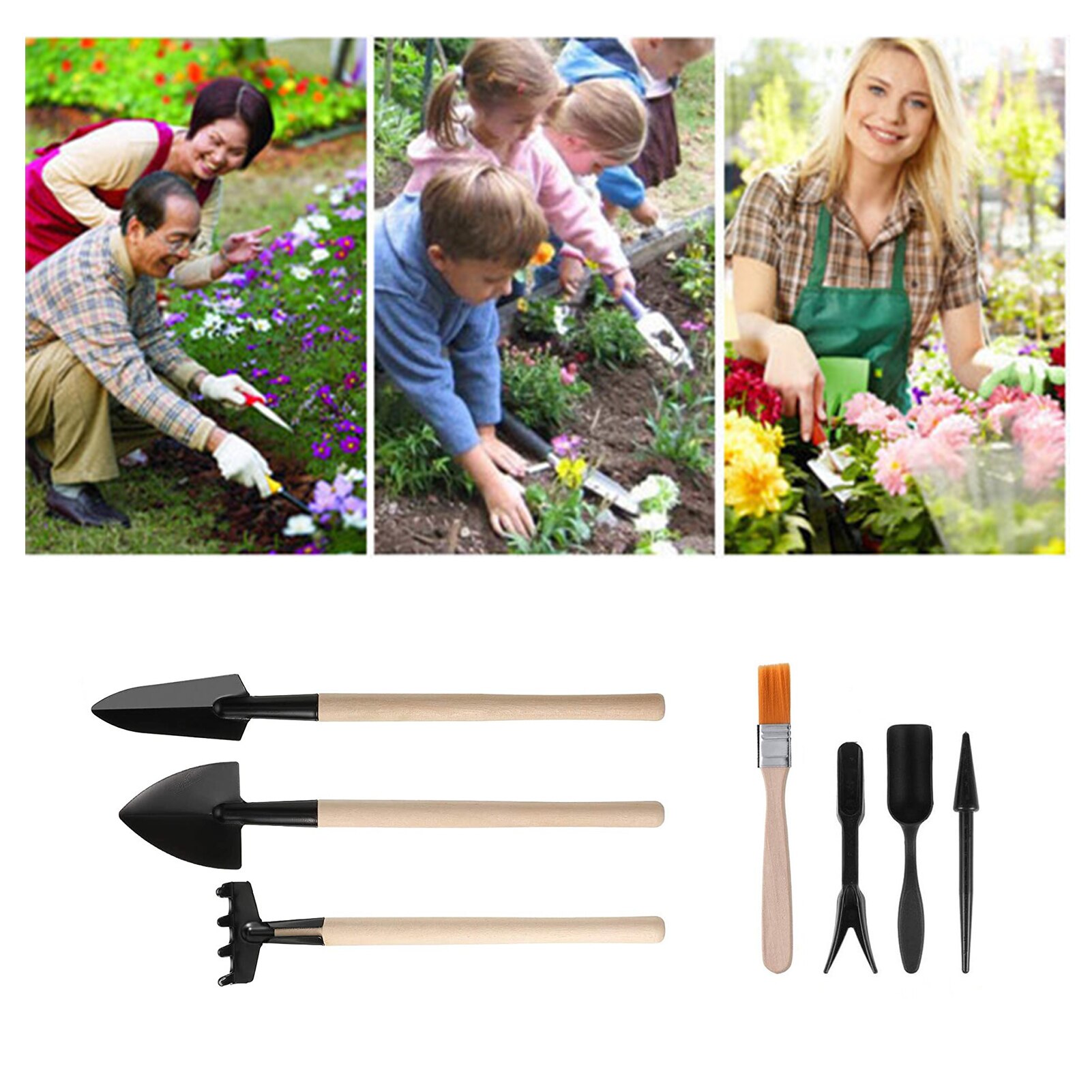13PCS Mini Garden Planting Tool Set Weeding Diggin... – Grandado