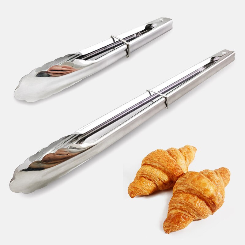 1 Piece Stainless Steel Food Tongs BBQ Tongs Bread... – Grandado