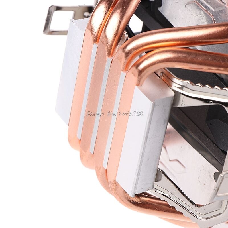 1PC Thermal Grease + 4 Heatpipe 130W Red CPU Coole... – Grandado