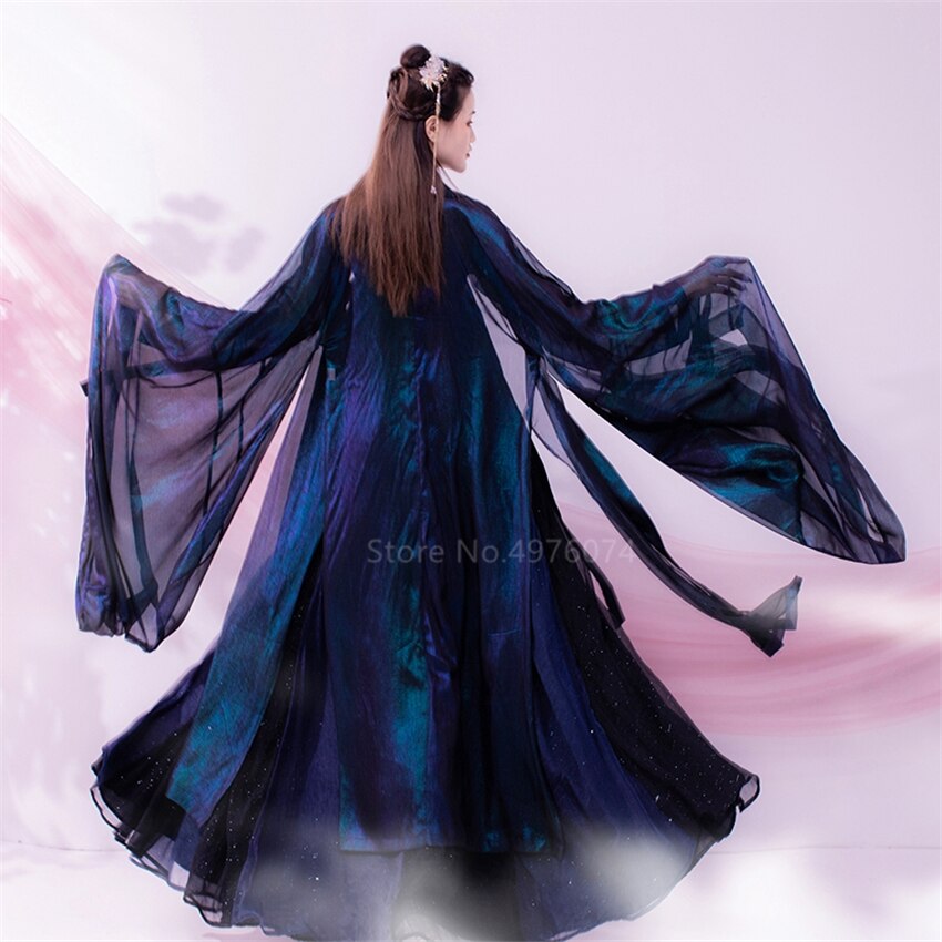 Chinese Traditional Culture Hanfu Big Wing Dance D... – Vicedeal