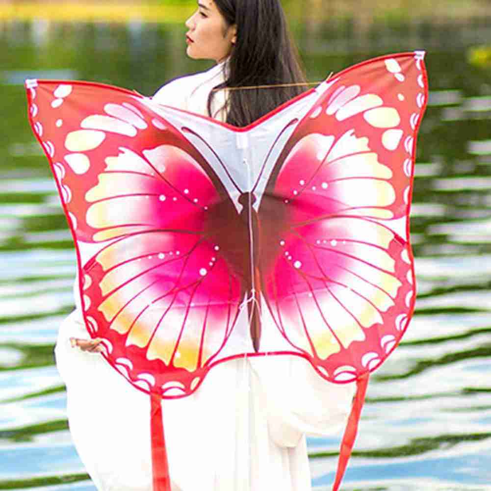 Creativity Blue Red Couples Butterfly Kite 30m Kit... – Grandado