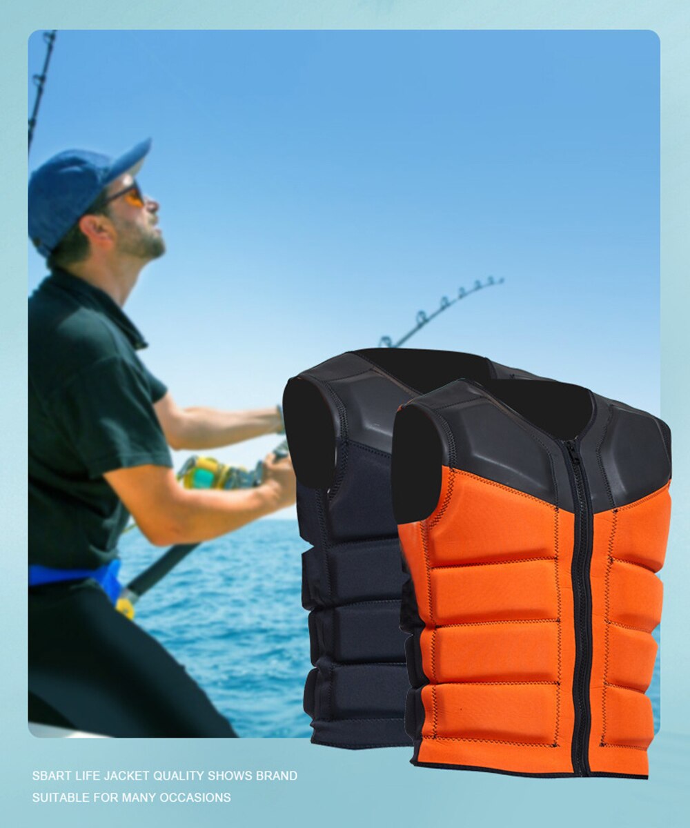Adult Super Buoyancy Life Jacket Vest Water Sports... – Vicedeal