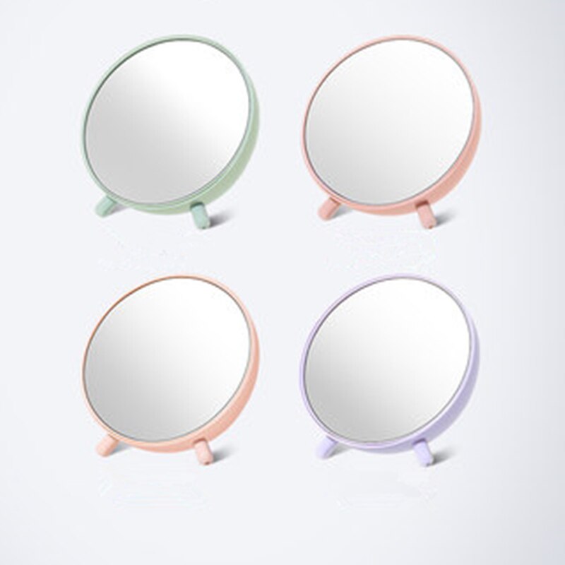 Round Vanity Mirror Storage Box One Simple Desktop... – Vicedeal