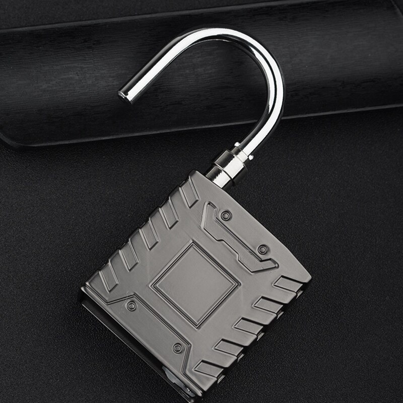 -Smart Fingerprint Padlock Large Outdoor Waterproo... – Grandado